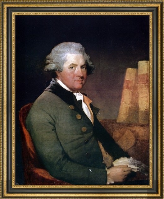 Gilbert Stuart William Burton Coyngham Framed Premium Canvas Print, 20 ...
