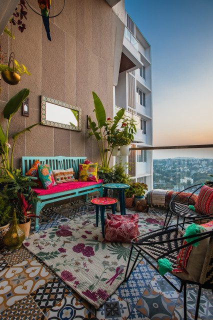 Sundowner Terrace - Indisch - Terrasse - Pune - von Puru- Home Ensemble ...