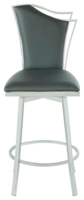 Chintaly imports Contemporary Counter Stool With Design Back NADIA-CS ...