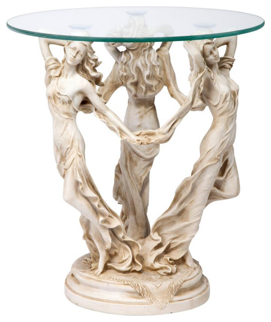 Design Toscano The Three Muses Of Ancient Greece Table - Contemporary ...