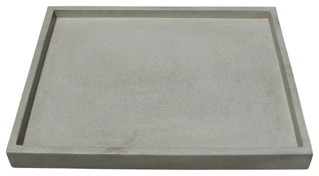 Multi Purpose Concrete Tray - Industrial - Serving Trays - by Rough ...
