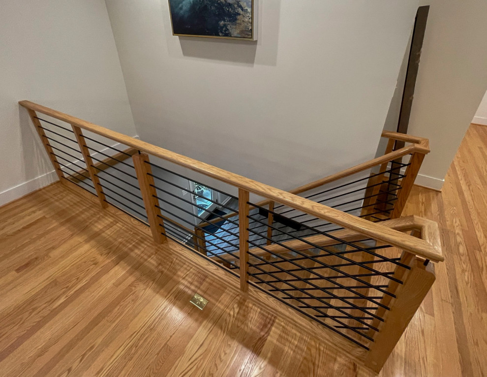 99_Modern & Open L-Shape-Winder Stair, Arlington VA 22207 - Staircase ...