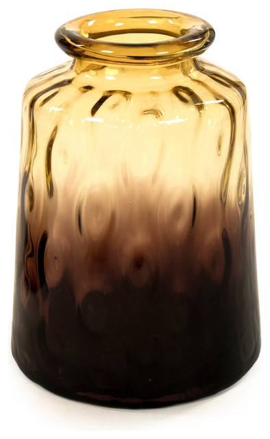 Ambre Ombre Glass Jar, Large - Contemporary - Vases - by Zentique, Inc ...