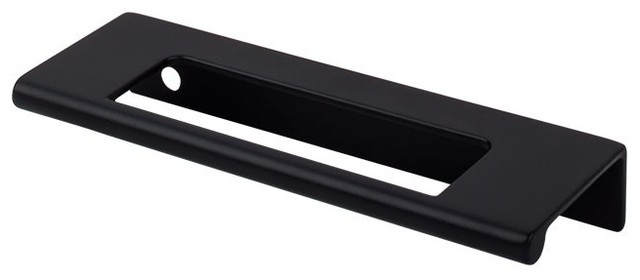 Europa Cut Out Tab Pull 3 3/4" c-c - Transitional - Cabinet And Drawer ...