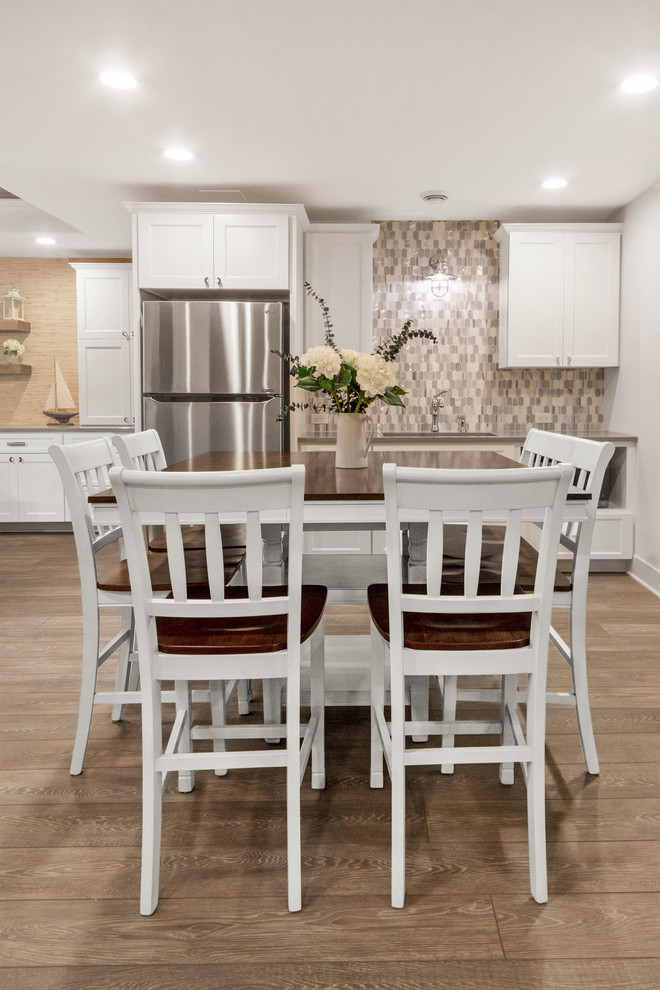 Lilly Road Coastal Home - Coastal - Basement - Milwaukee - by Jerrica ...