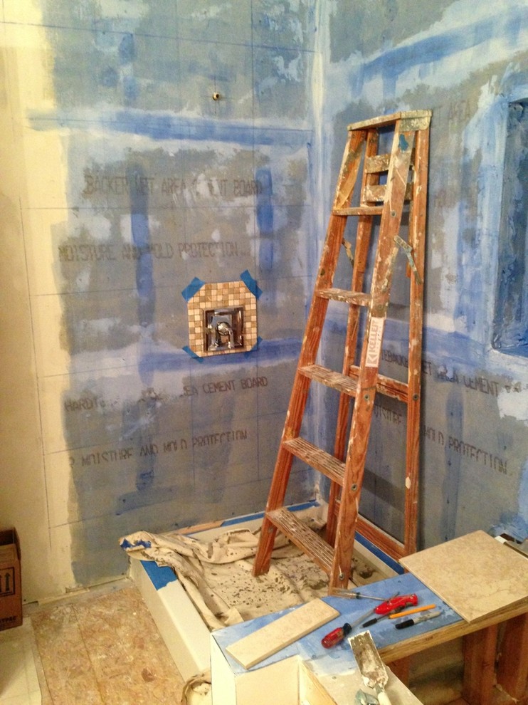 tiling a shower ledge