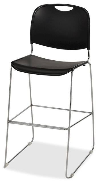 Lorell Bistro Stack Chair - Contemporary - Bar Stools And Counter ...