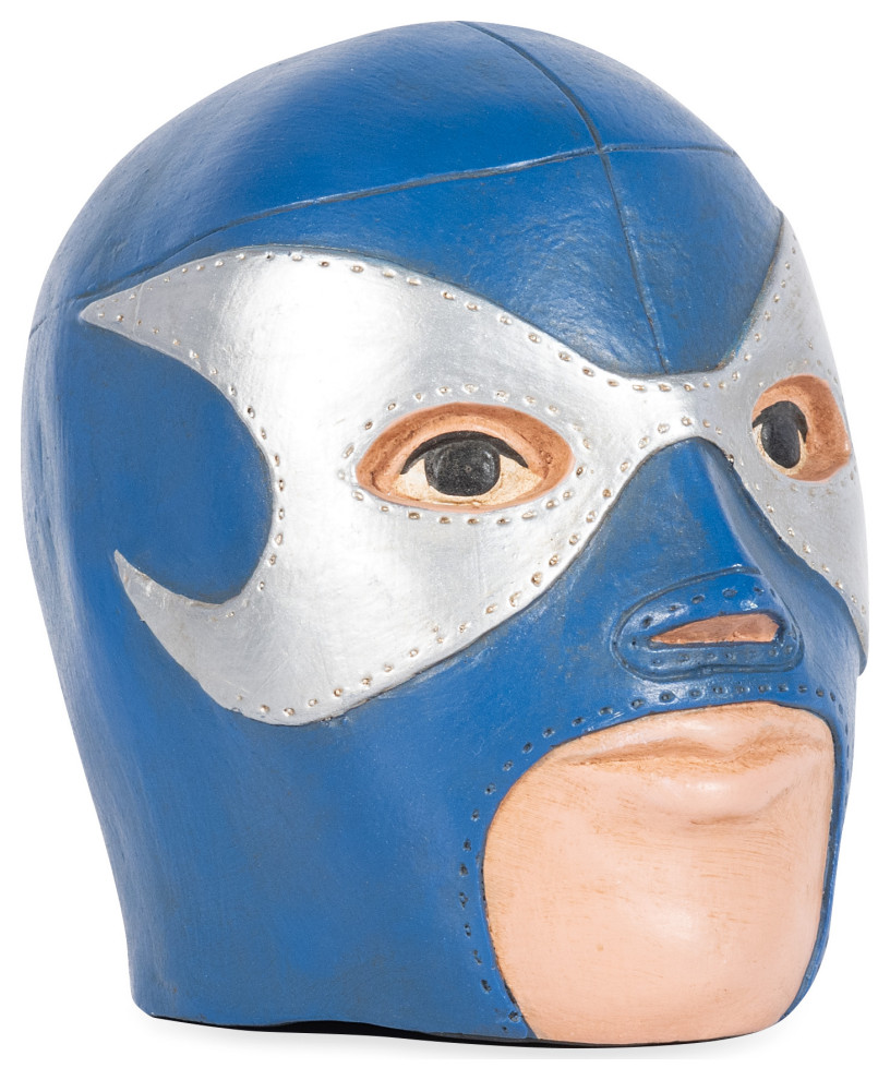 Lizmark Wrestler Head Coin Bank - Contemporary - Decorative Objects And ...