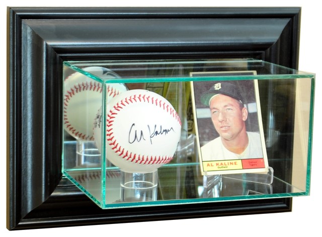 Wall Mounted Card and Baseball Display Case - Traditional - Sports And ...