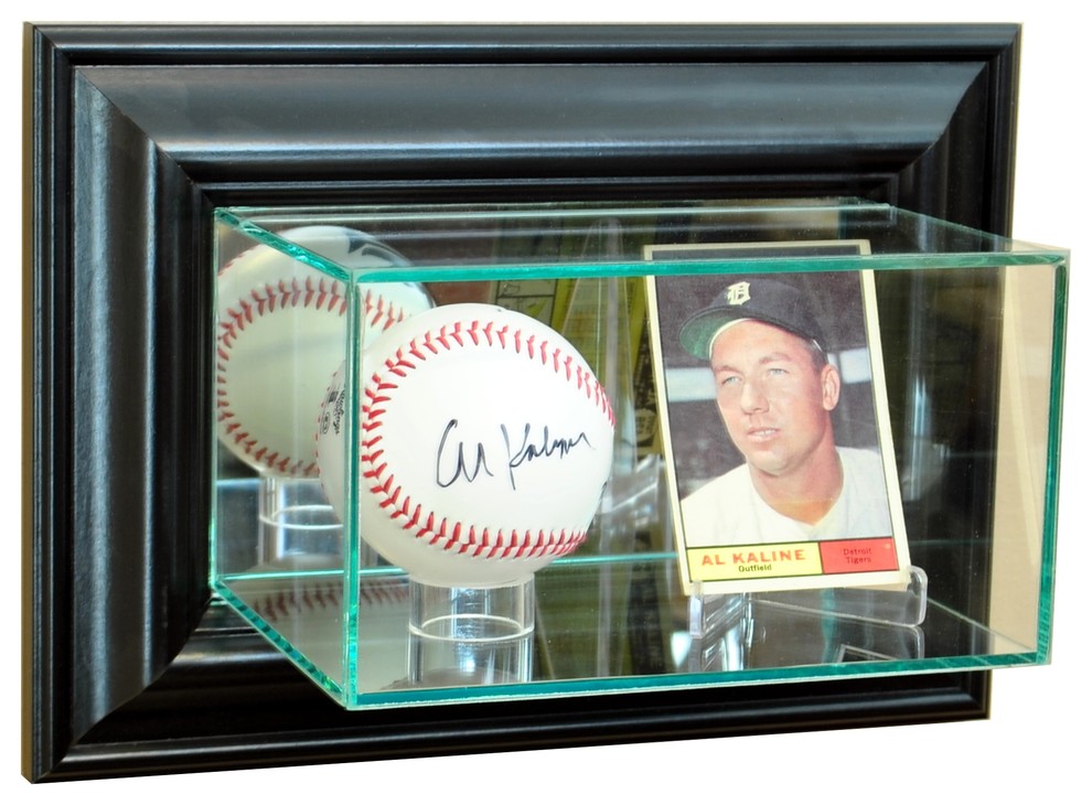 Wall Mounted Card and Baseball Display Case - Traditional - Sports And ...