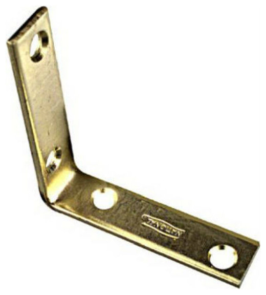 National Hardware N190-843 Corner Iron with Screws, 2.5" x 5/8", 4-Pack ...