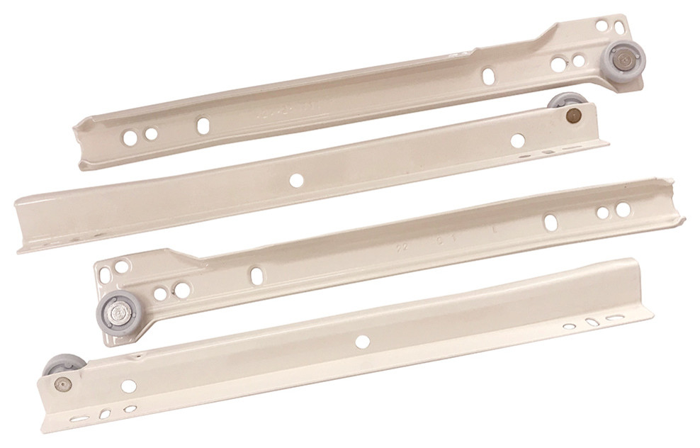 Blum 230 Epoxy-Coated Drawer Slides 24" Cream - Traditional - Cabinet ...