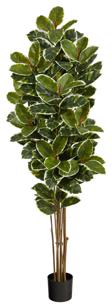 6' Oak Artificial Tree UV Resistant, Indoor/Outdoor - Modern ...