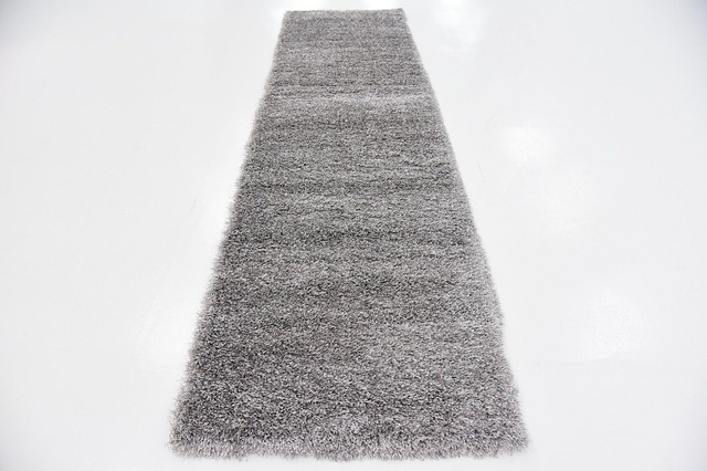 Shag Splendid Shag Smoke Area Rug - Contemporary - Hall And Stair ...