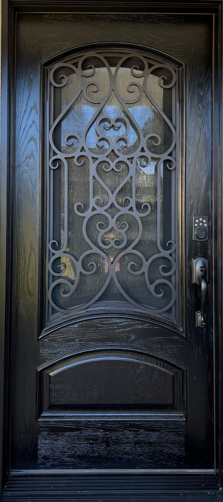 Forever Doors, Exterior Front Entry Composite Door AR07C, 36"x80", Left ...