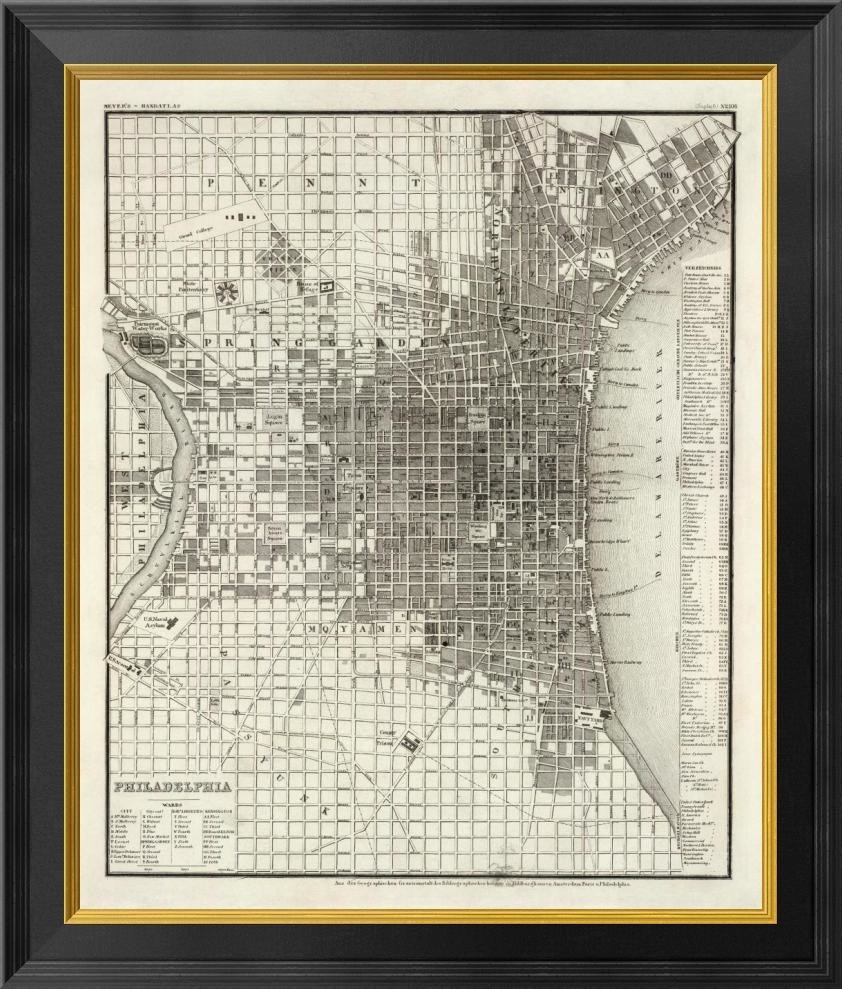 "Philadelphia, 1860" by Society for the Diffusion of Useful Knowledge ...