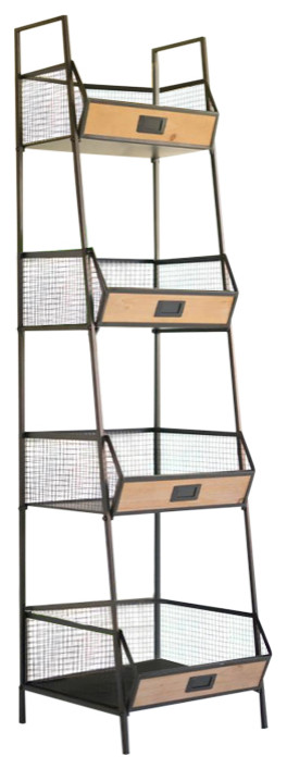 Storage Stand - Industrial - Display And Wall Shelves - by Kalalou, Inc ...