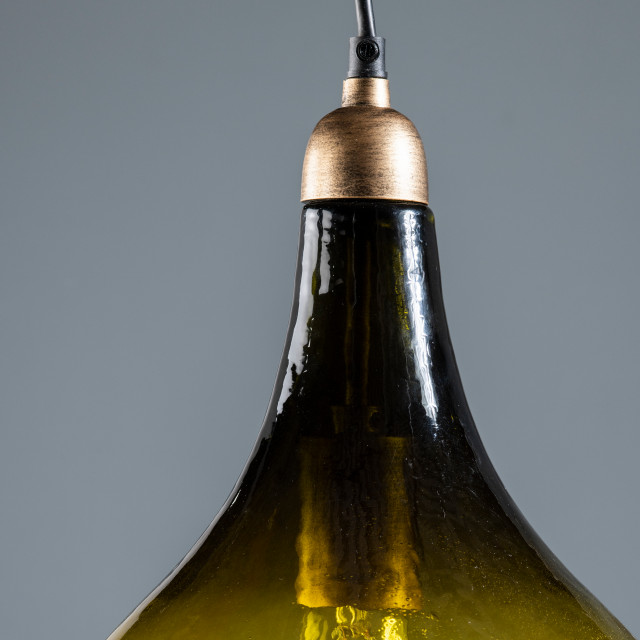 Mallorie Green Glass Pendant Light - Contemporary - Pendant Lighting ...