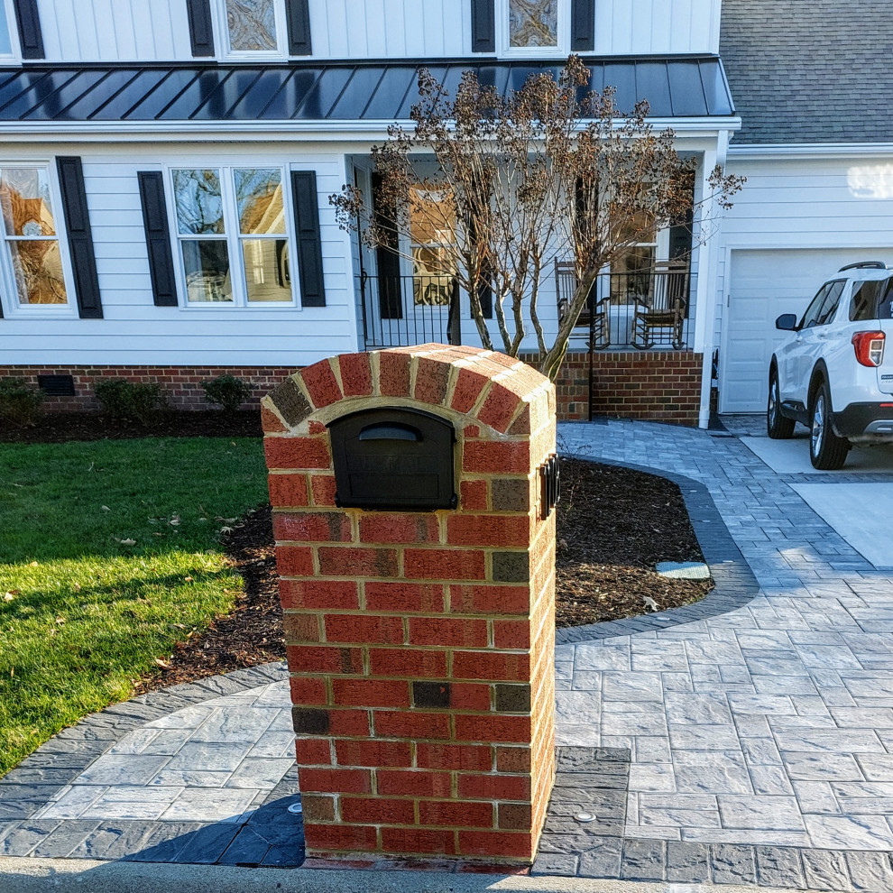 Elliptical Arch Brick Mailbox - Exterior - Other - by Boyd's Custom ...