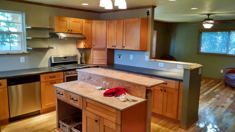 Two level island countertop conundrum...