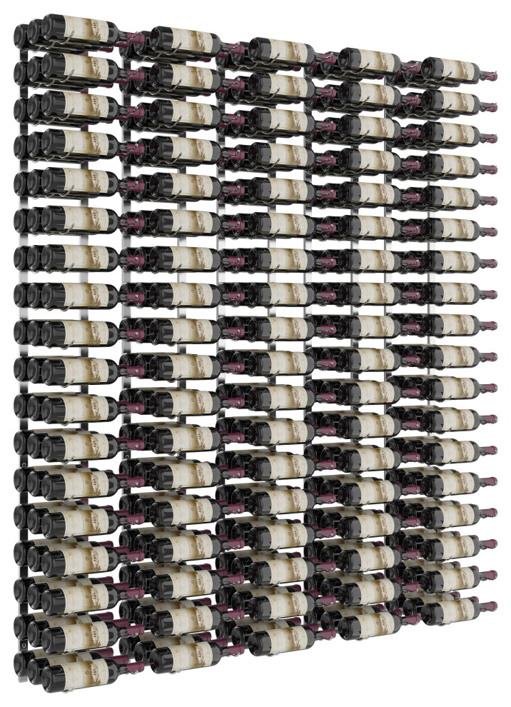 W Series Feature Wall Wine Rack Kit (metal wall mounted bottle storage ...