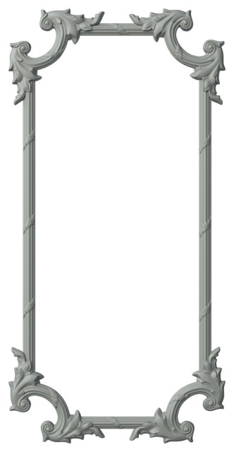 28"W x 72"H Tirana Panel Moulding Kit (Single Panel), 31"Wx62"H ...