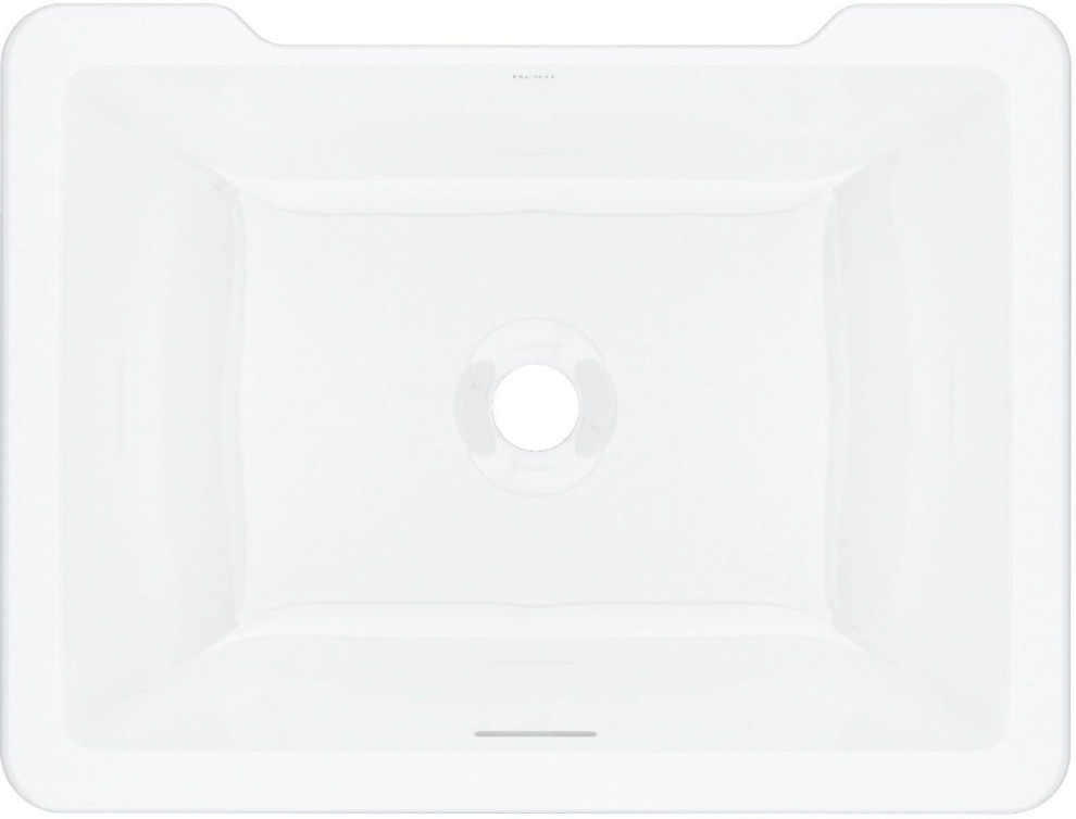 Rohl ERUB2015RT Eirene 20-3/8" Rectangular Limestone Undermount ...