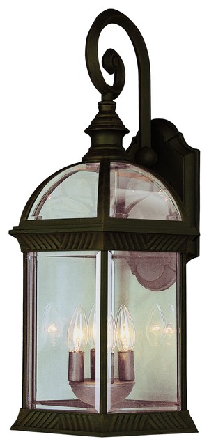 4-Light Coach Lantern - Traditional - Outdoor Wall Lights And Sconces ...
