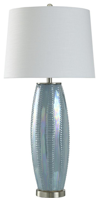Luster Table Lamp, Blue Luster - Contemporary - Table Lamps - by ...