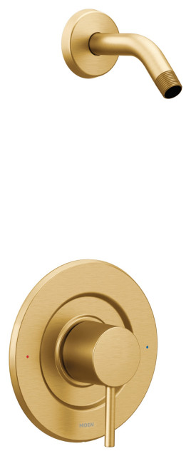 Moen Posi-Temp(R Shower Only Brushed Gold, T2192NHBG - Tub And Shower ...