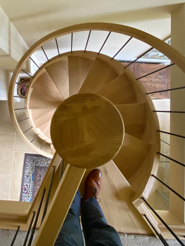 Our latest Spiral staircase design - Arts & Crafts - Gloucestershire ...