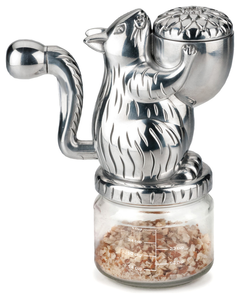 RSVP Cast Aluminum Hazel Nut Grinder with Jar - Contemporary - Food ...