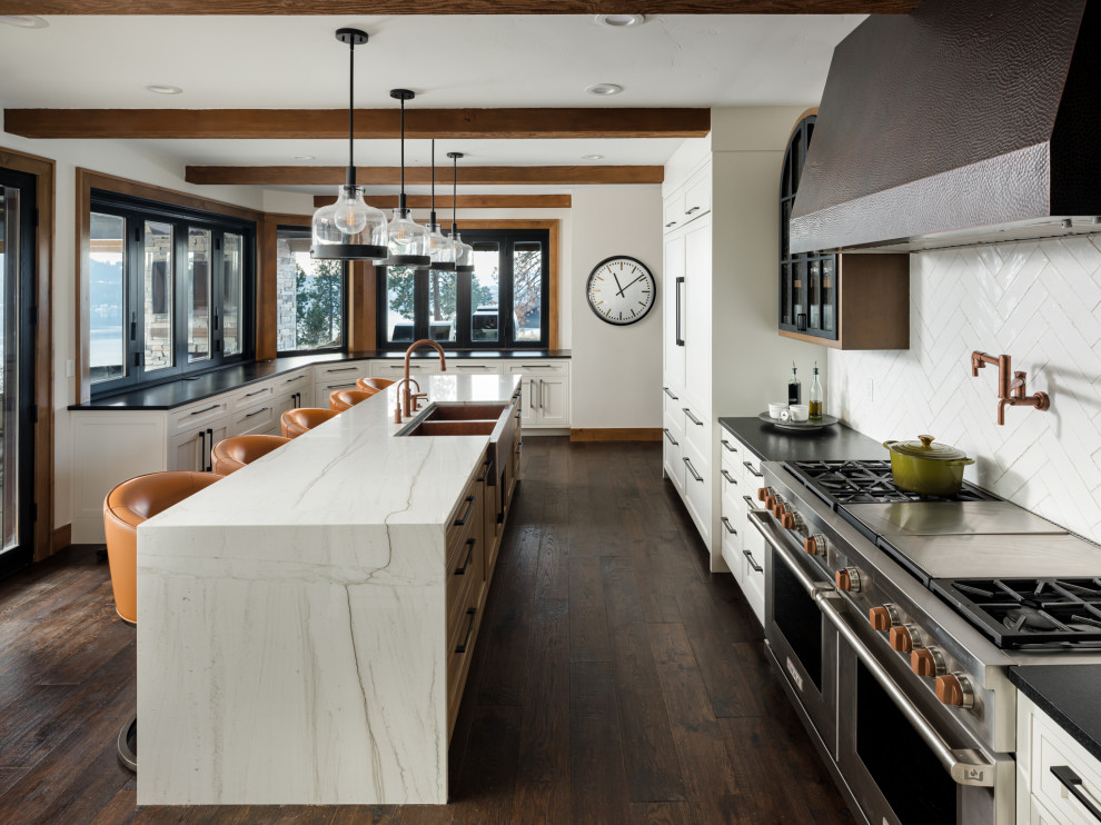 The Falls Residence - Rustic - Kitchen - Seattle - by AMD Interiors | Houzz