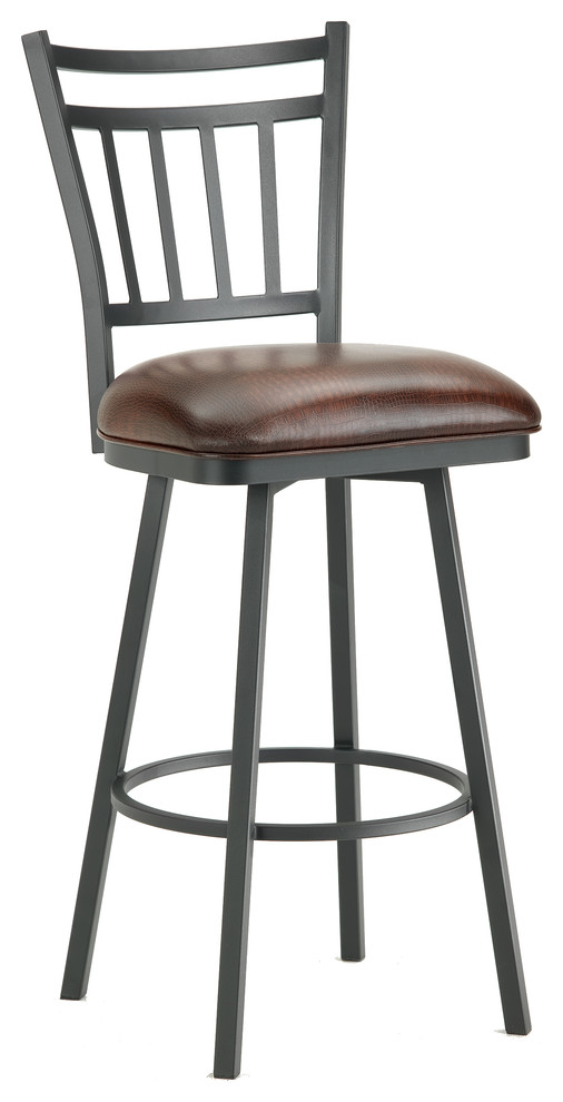 Emma Swivel Bar Stool, 30" - Transitional - Bar Stools And Counter ...