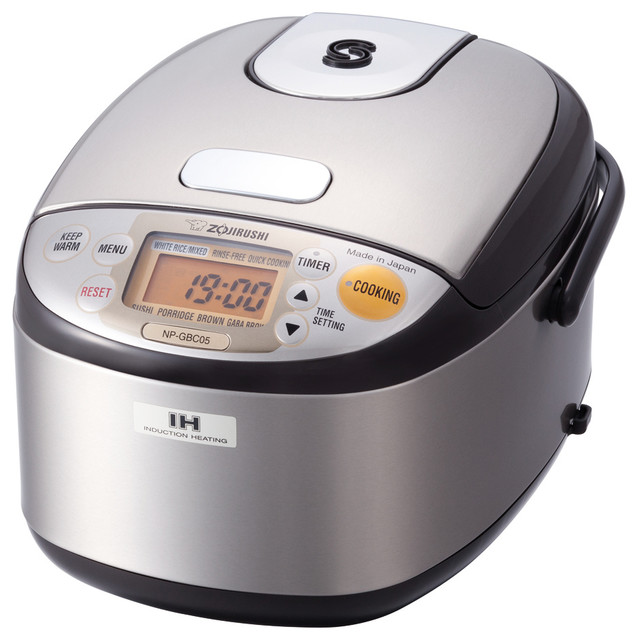 Zojirushi Brown Stainless Steel Induction Heating Rice Cooker and ...