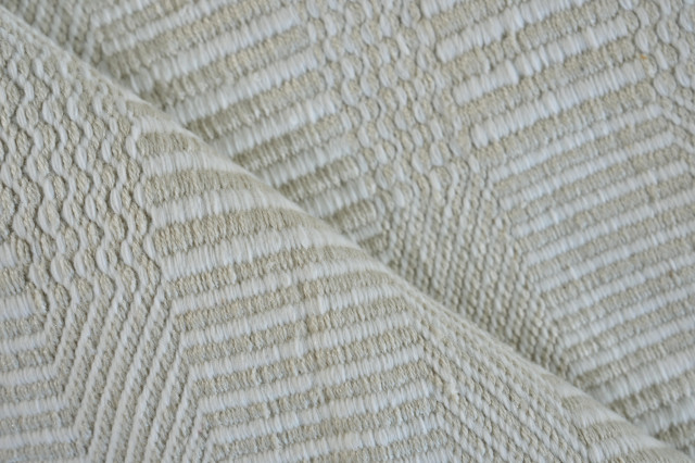 Naples Indoor/Outdoor Flatweave PET Yarn Light Beige Area Rug, 3'x5 ...