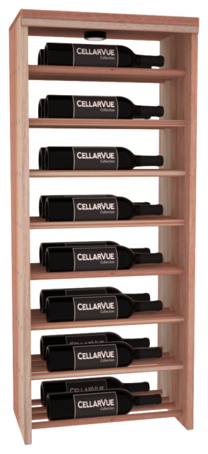 CellarVue Redwood Horizontal Wine Rack Double - Transitional - Wine ...