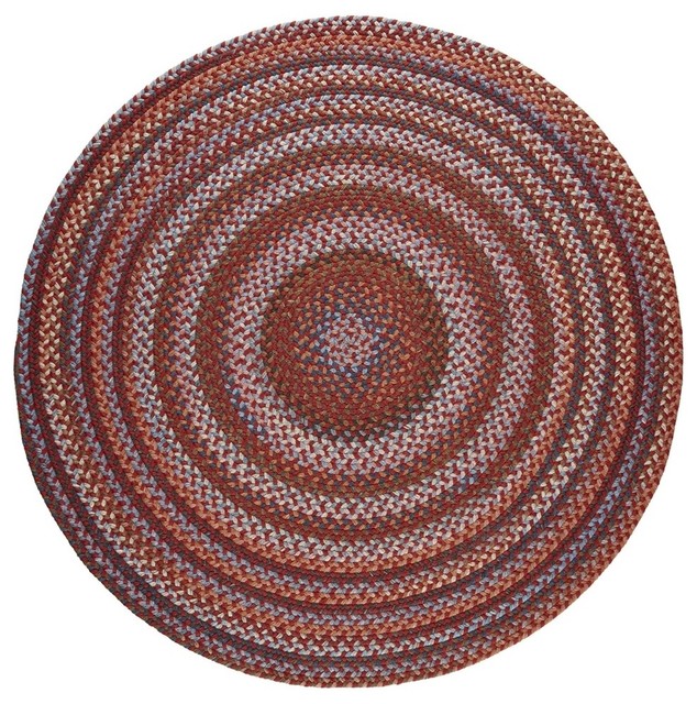 Rhody Rug Astoria Rug, Red Velvet, 6' Round, 6' Round - Area Rugs - by ...