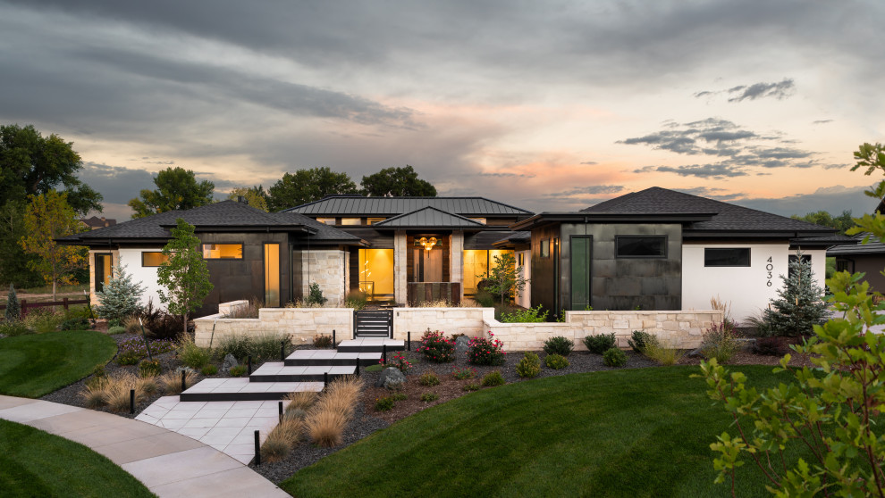 Modern Luxury in Timnath, Colorado - Contemporary - Exterior - Denver ...