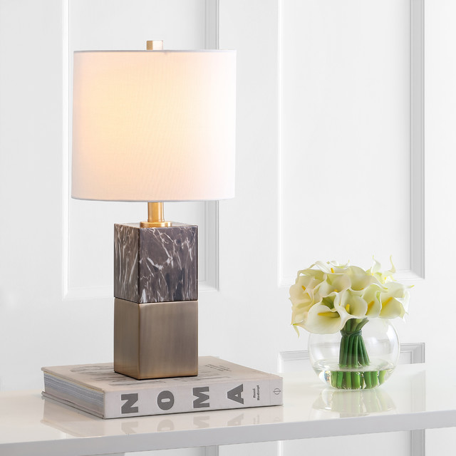 Safavieh Kingsley Table Lamp, Brown, #N/A - Contemporary - Table Lamps ...