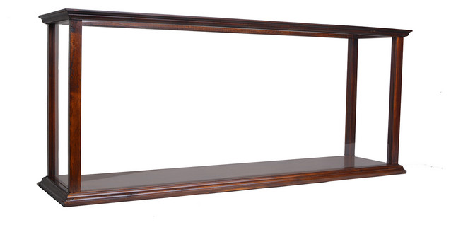 Display Case for Cruise Liner Midsize Classic Brown Display Case for ...