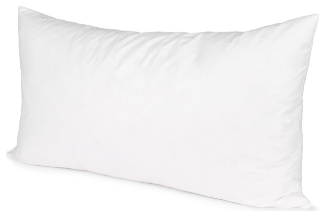 Down Fill Pillow Insert 16 x 28 - Bed Pillows - by Mercana | Houzz