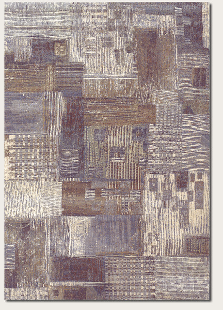 Easton Abstract Mural Rug 6387/5897, 2'7" x 7'10" - Transitional - Hall ...