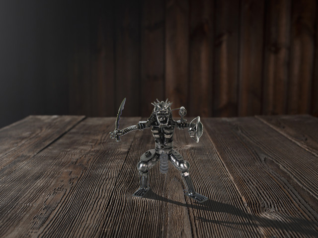 Metal Predator With Shield and Sword - Industrial - Decorative Objects ...
