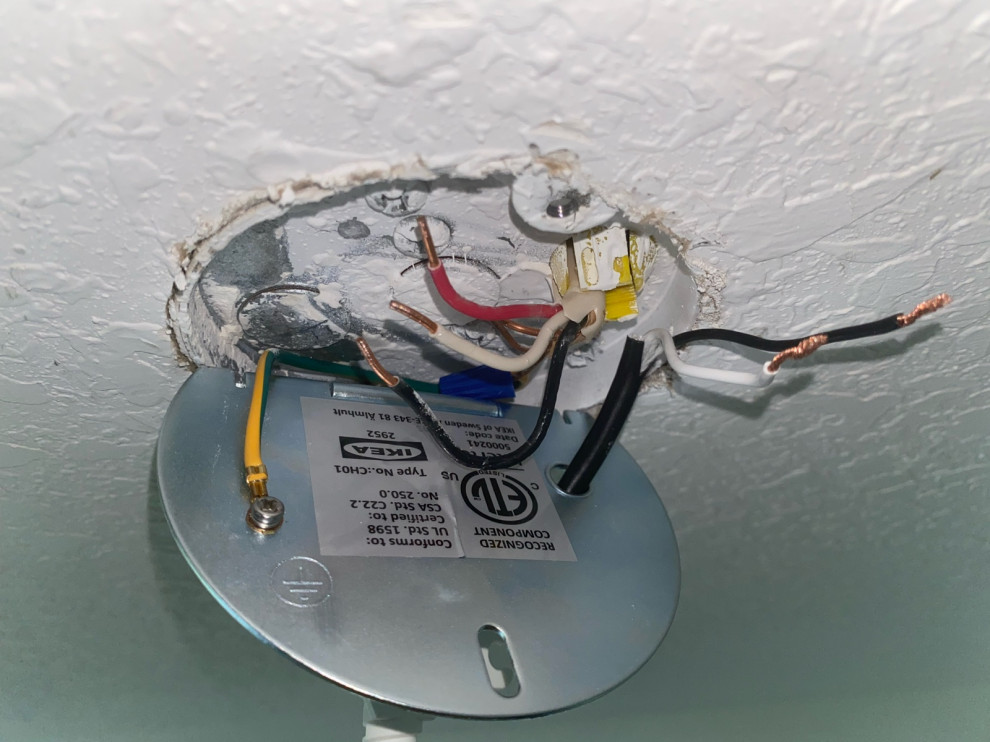 light fixture wiring