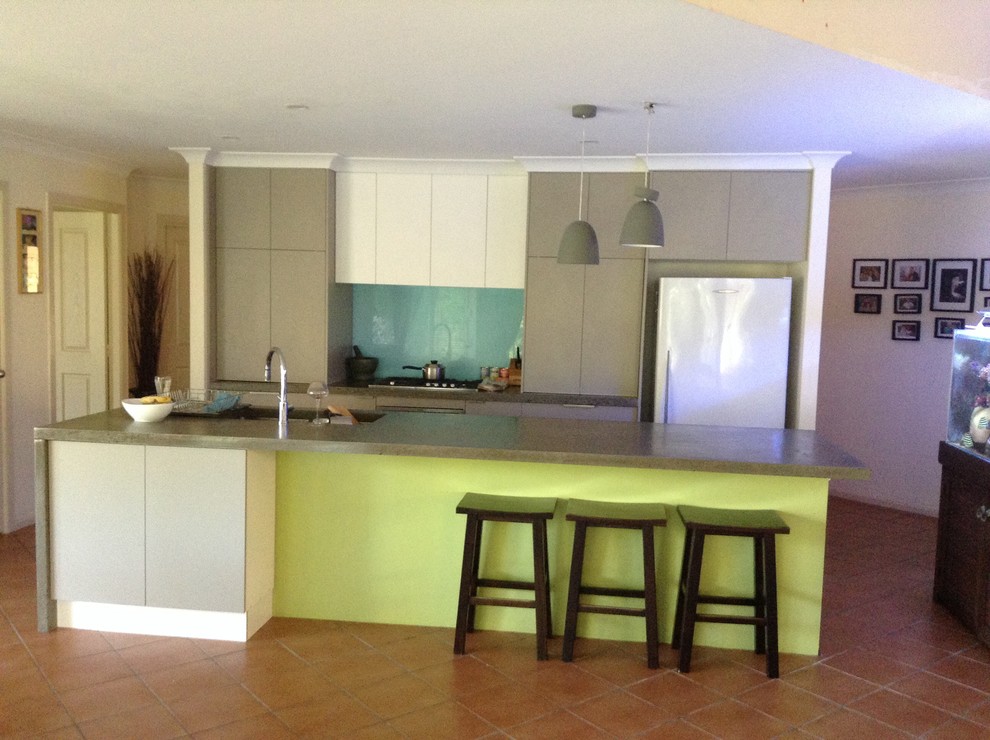 Kitchen island bench colour | Houzz AU
