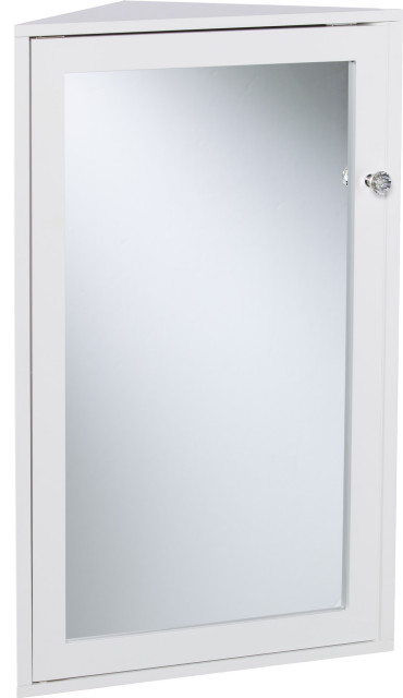 Freeling Wall Mount Corner Storage Mirror - Contemporary - Medicine ...