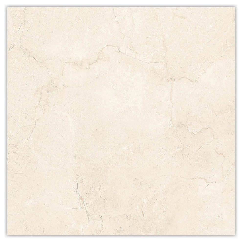 Emotion Crema Marfil Polished 24x24 Porcelain Tile - Modern - Wall And ...