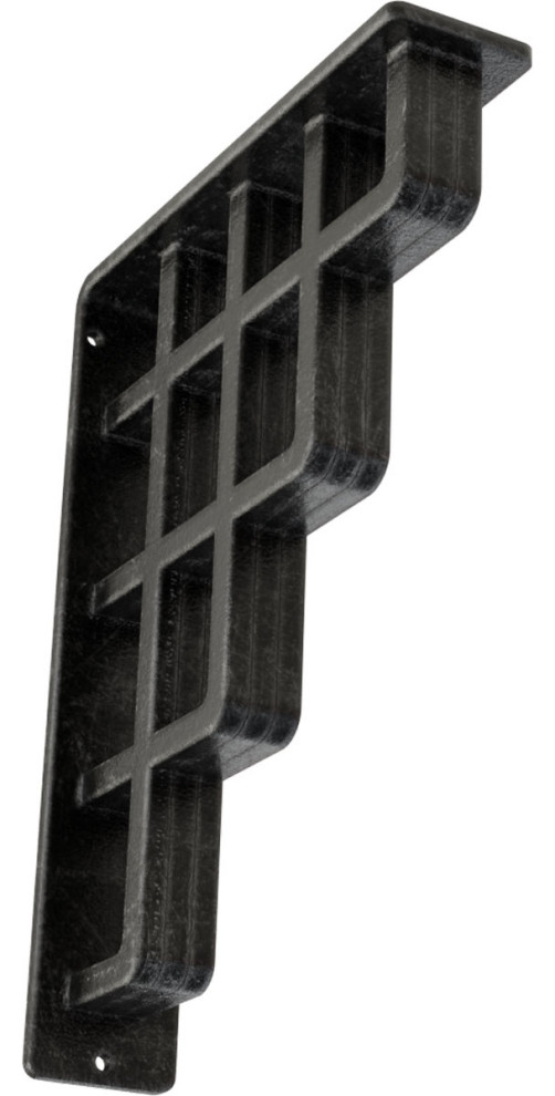 Diane Wrought Iron Bracket, 2"Wx7 1/2"Dx10"H - Transitional - Brackets ...