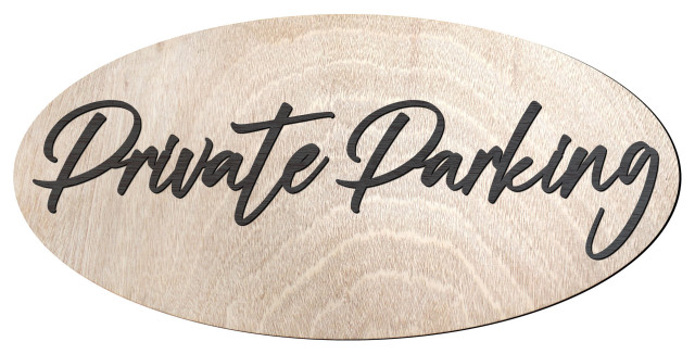 Private Parking sign Business sign Wooden sign Birch wood sign ...